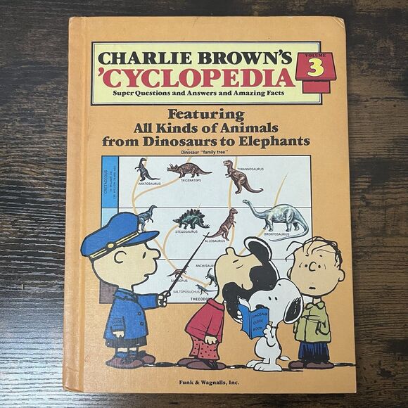Other | Vintage 198 Charlie Browns Cyclopedia Vol 3 Peanuts Super ...